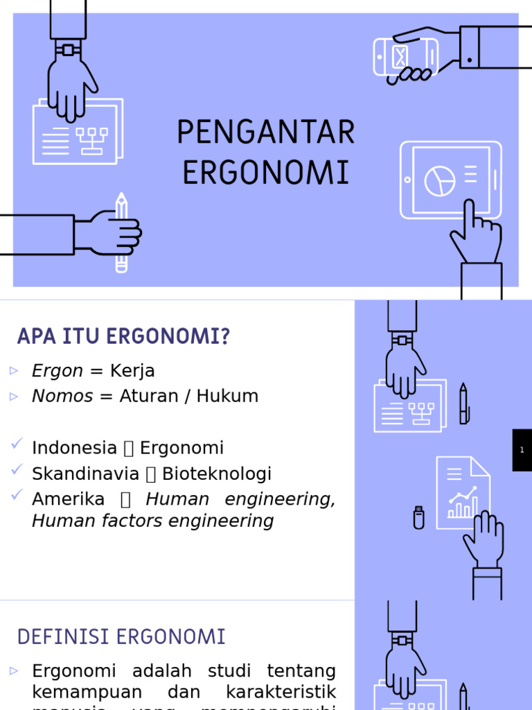 PPT ERGONOMI M1 | PDF