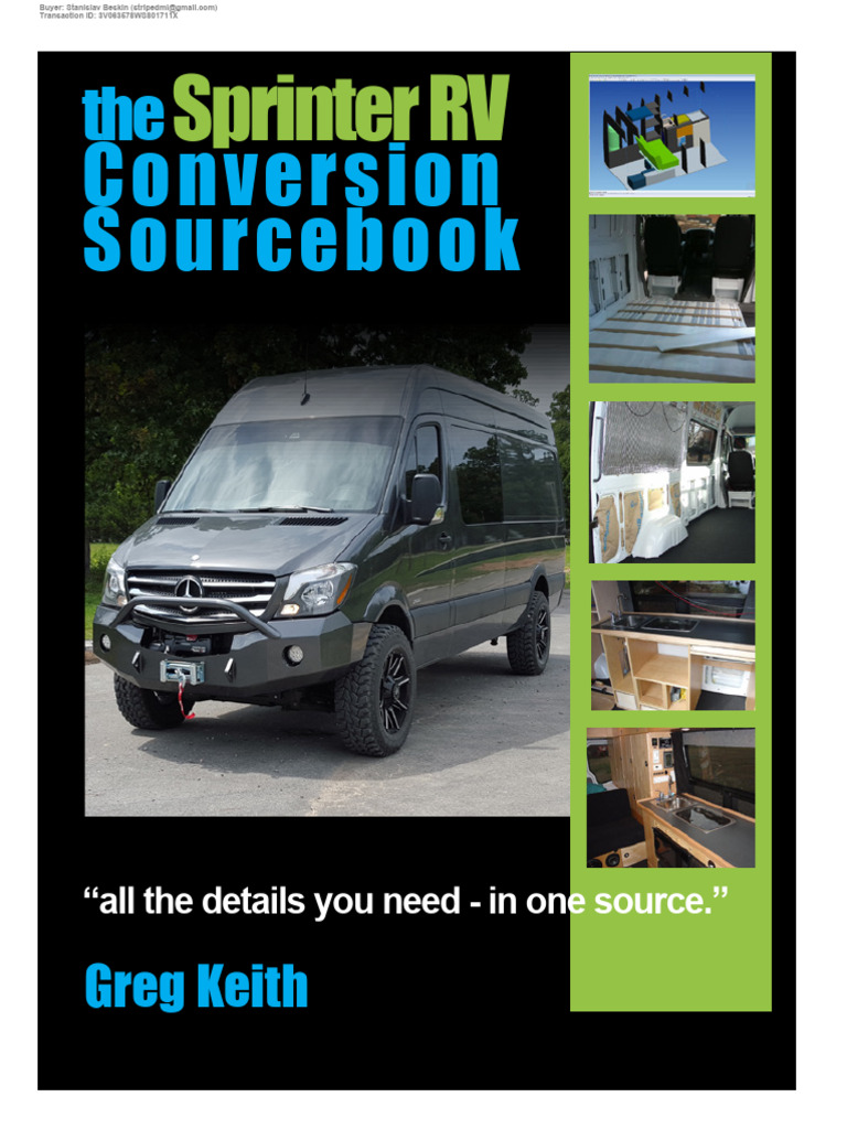 Sprinter RV Conversion Guide | PDF | Recreational Vehicle | Electrical ...