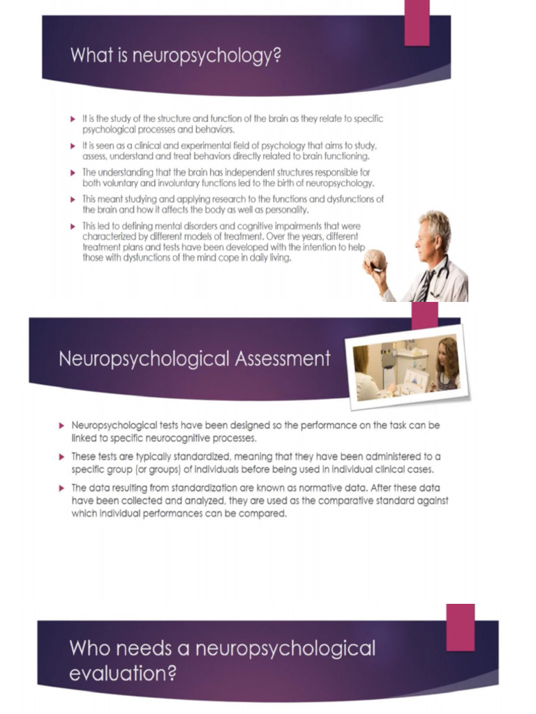 Neuropsychological Testing | PDF