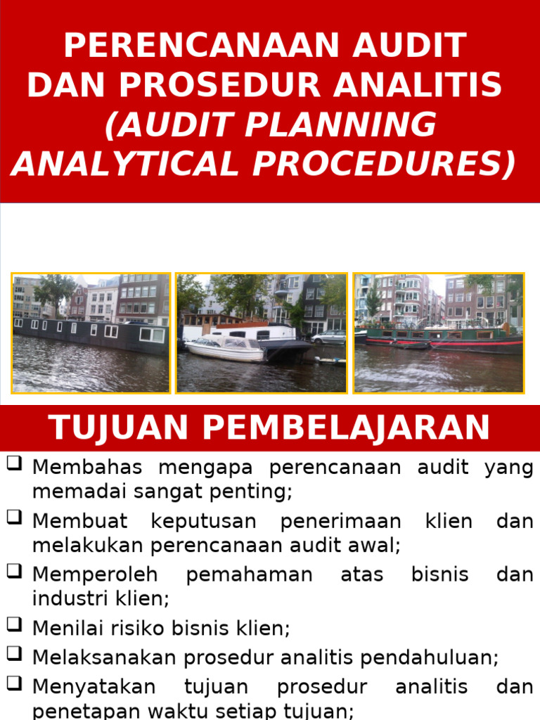 5 Perencanaan Audit Prosedur Analitis | PDF