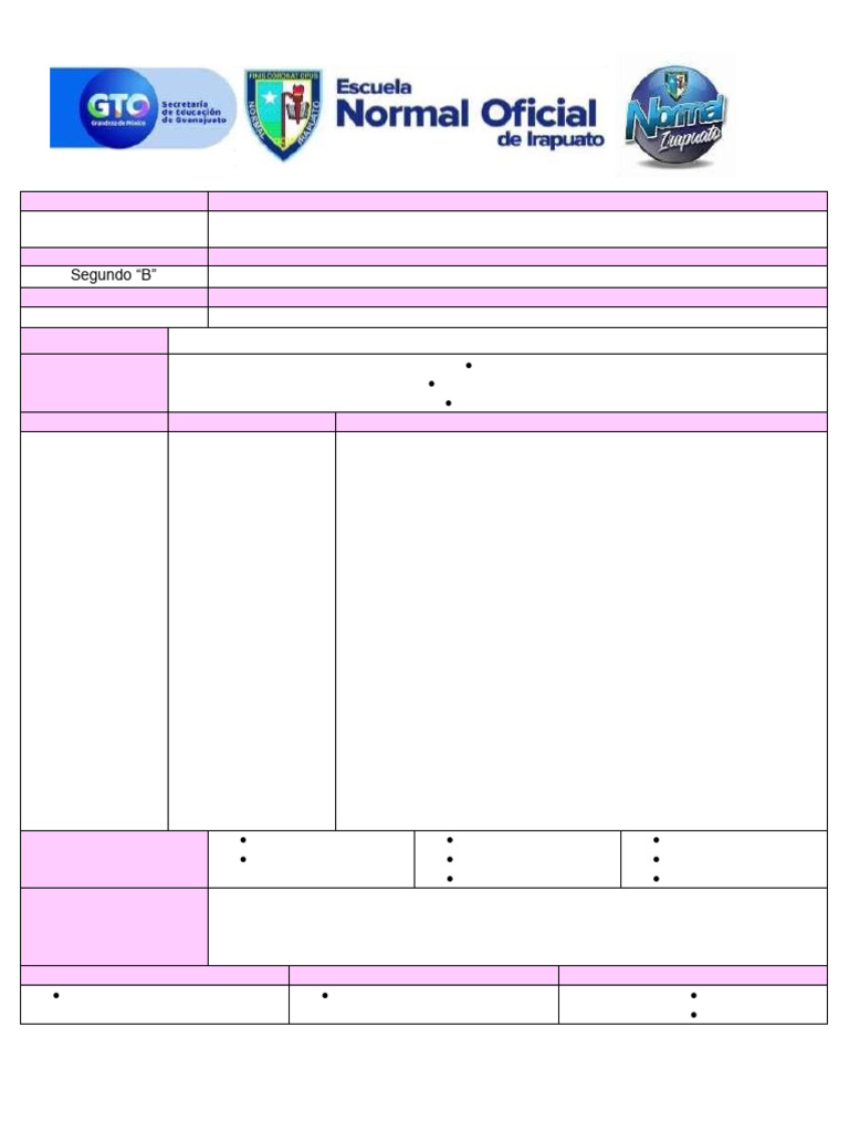 planeación EF | PDF