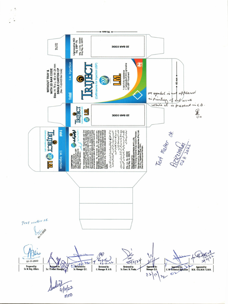 Triject Injection IM | PDF