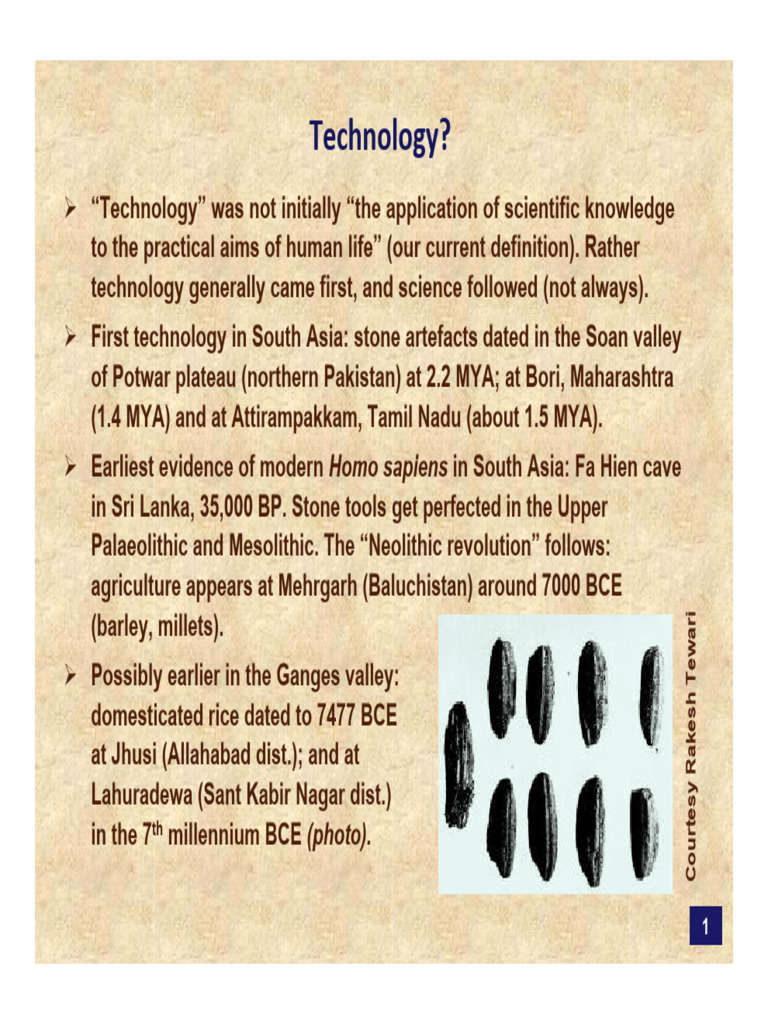 Technology in Ancient India | PDF