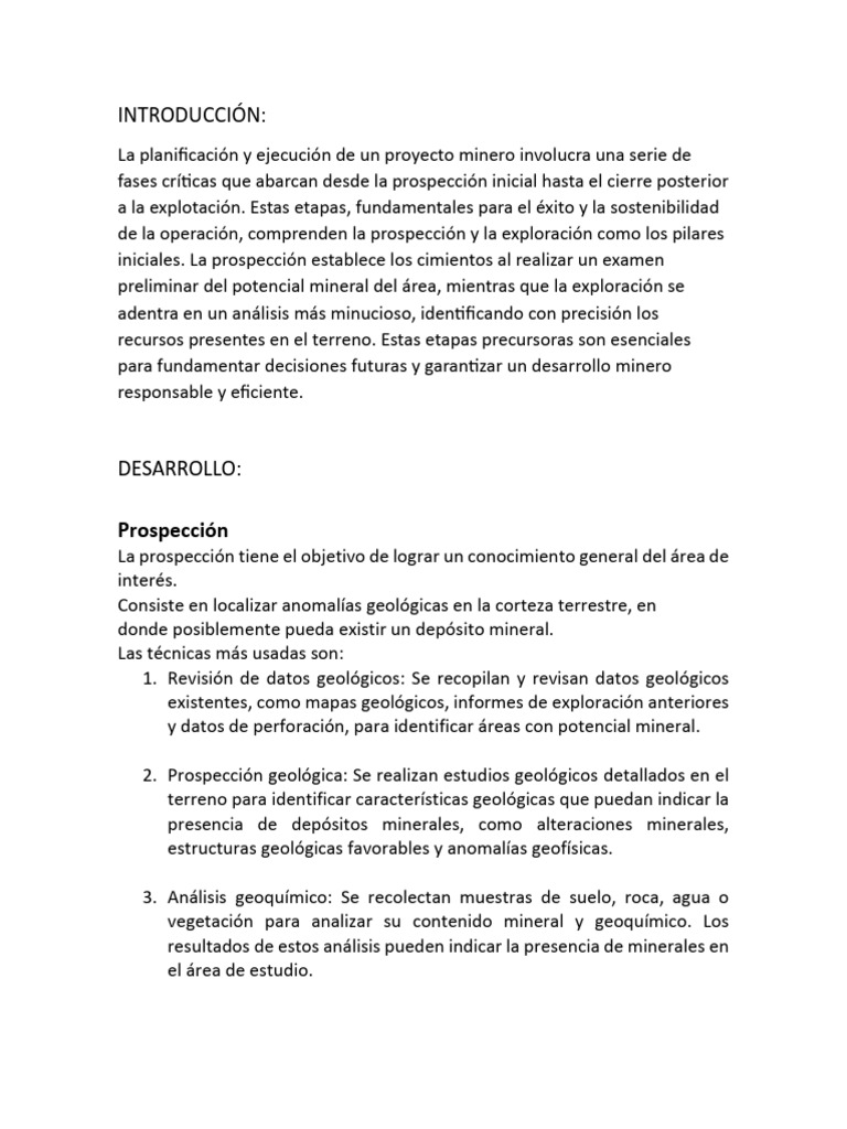 Ensayo Etapas Precursoras | PDF