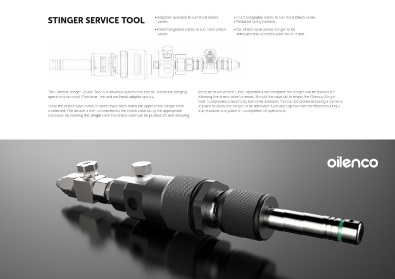 Well Stinger Data Sheet | PDF