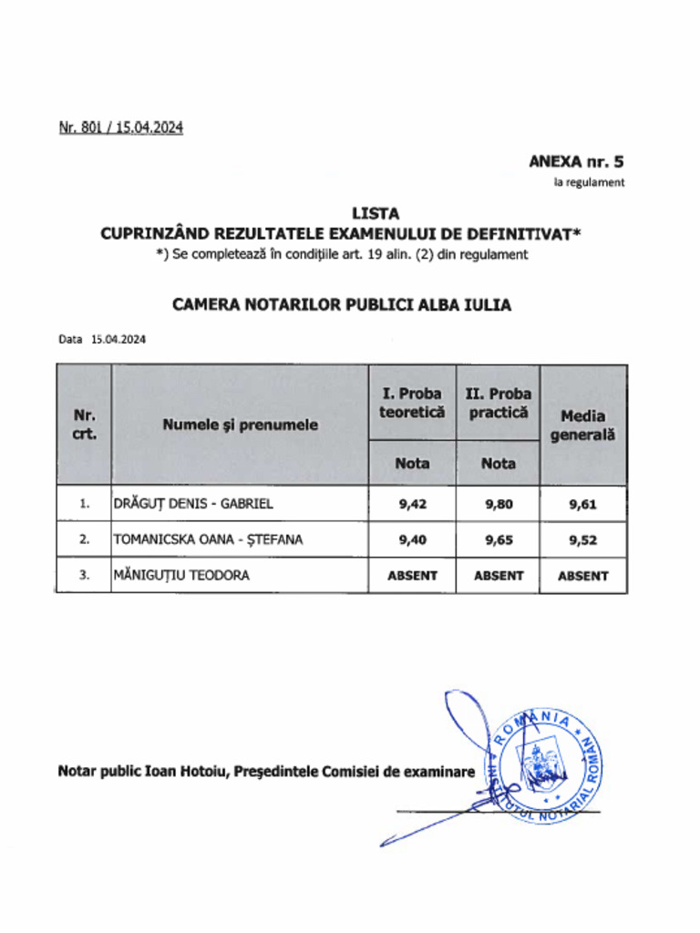 Anexa 5 Complet | PDF