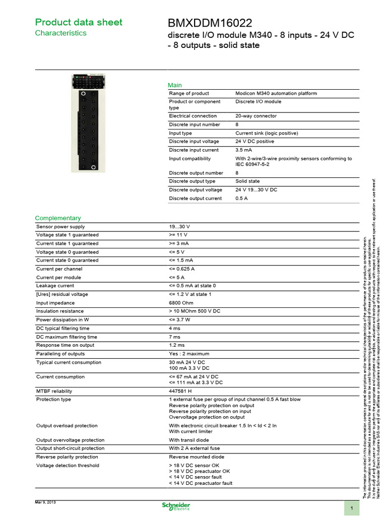 BMXDDM16022 Datasheet | PDF