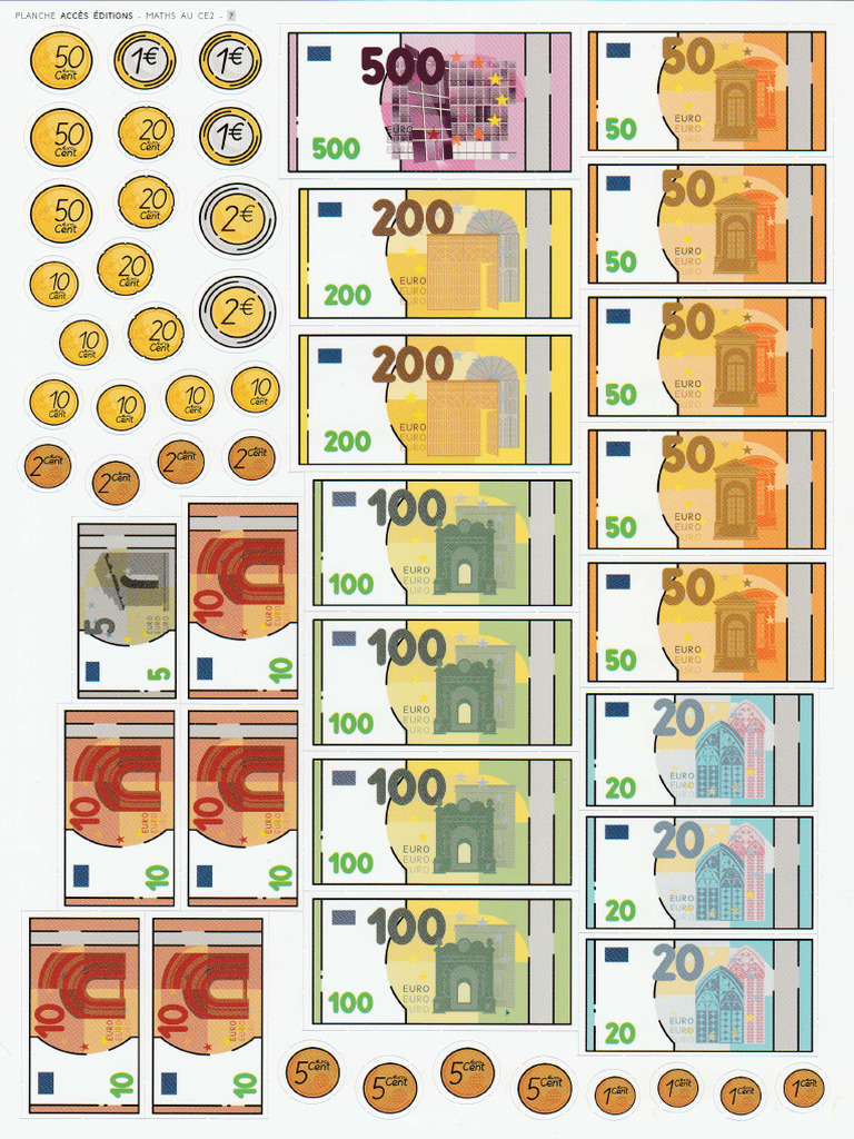planche billets | PDF