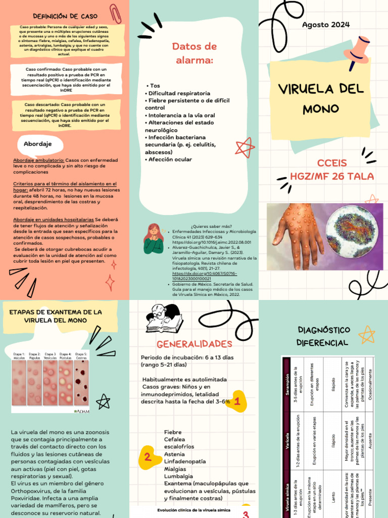 Triptico Viruela de Mono | PDF