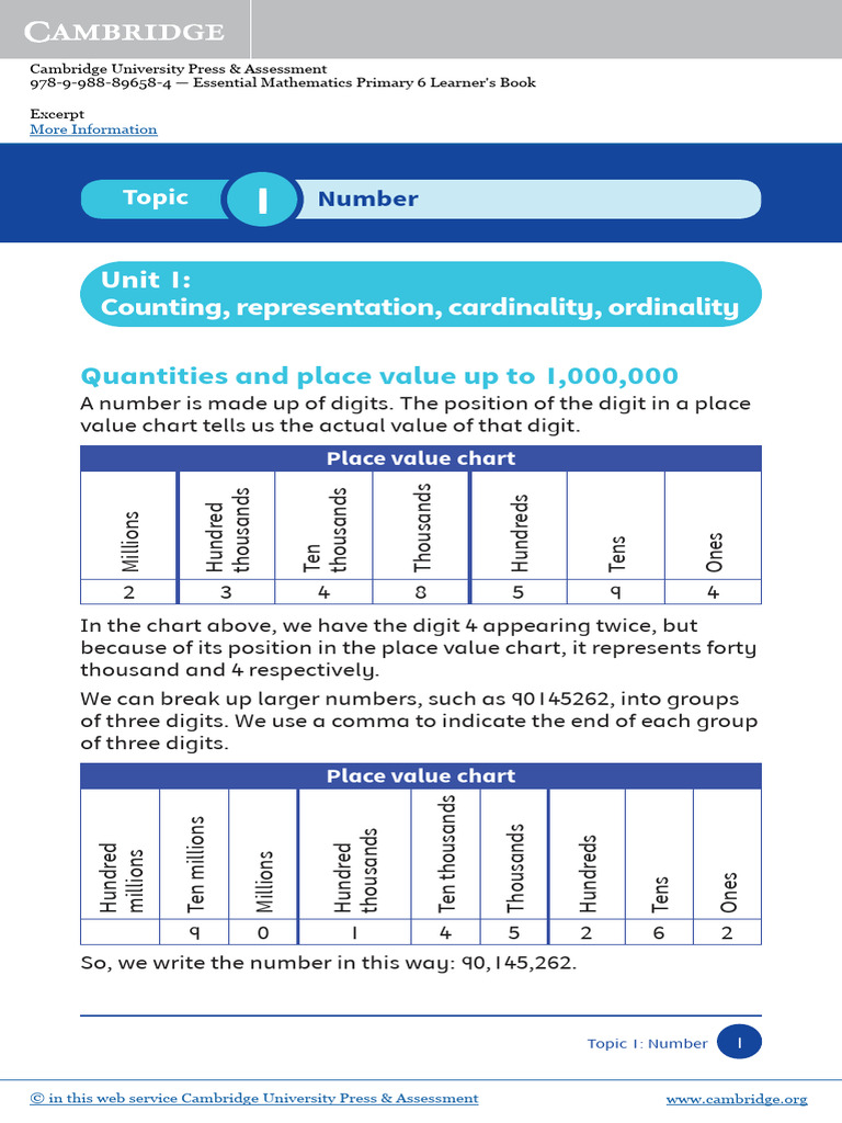 Essential Mathematics Primary 6 Learner's Book | PDF