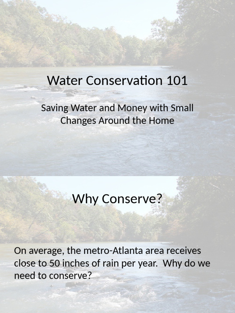Home Water Conservation Guide | PDF | Home & Garden | Technology ...