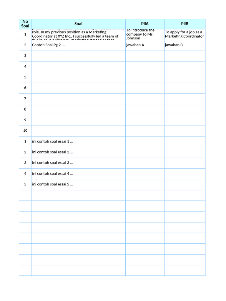 Importdatasoal | PDF