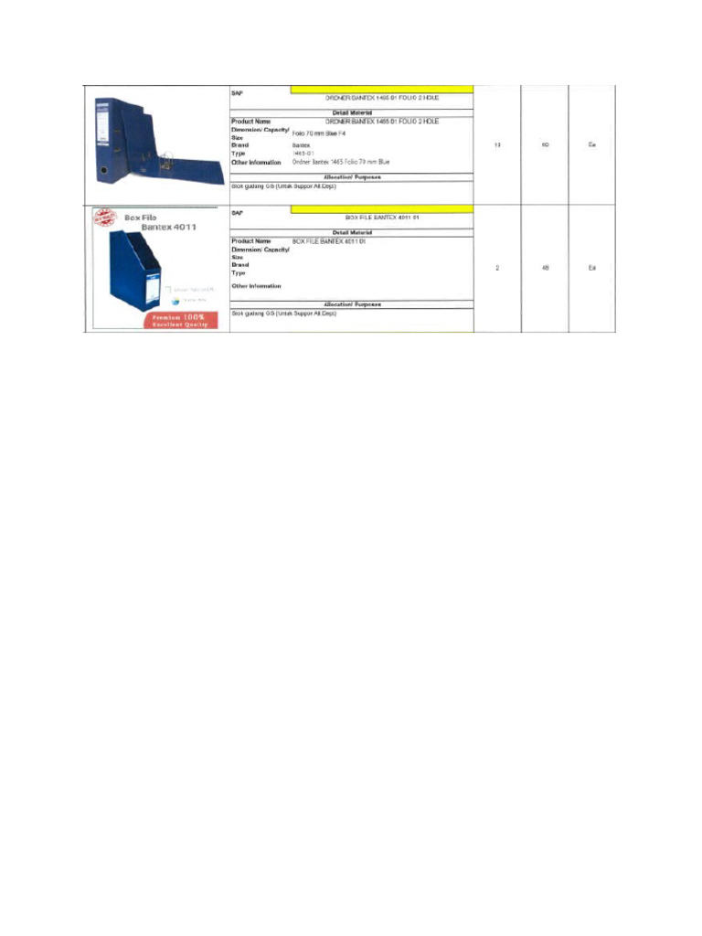 Box File Bantex & Bantex Folio 2 Hole | PDF