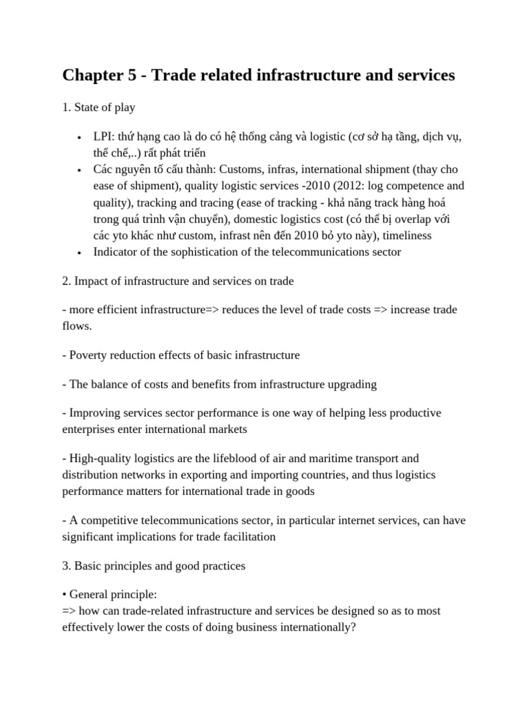 Trade Facilitation Note | PDF