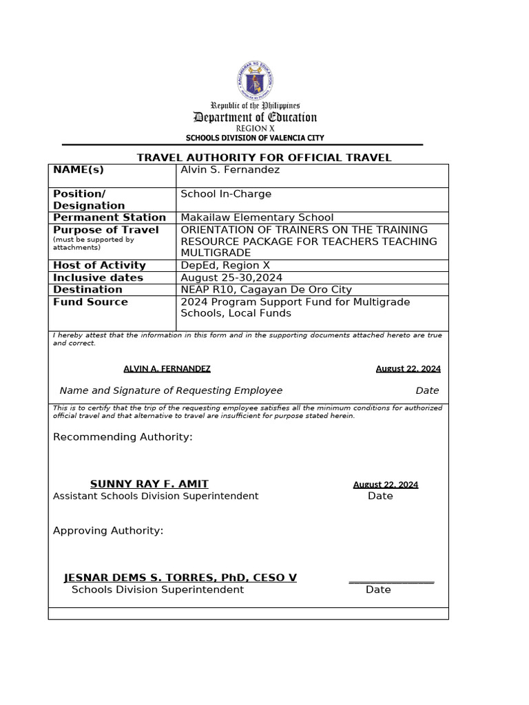 Travel Authority NEAP Multigrade 25 30 | PDF