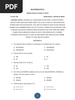 GRADE 8 Maths Paper 2 QUESTION Paper Term 4 | PDF | Mathematics