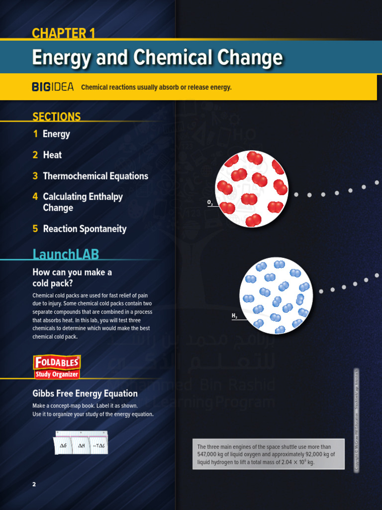 CH02, Energy and Chemical Change - Unlocked | PDF | Calorie | Heat