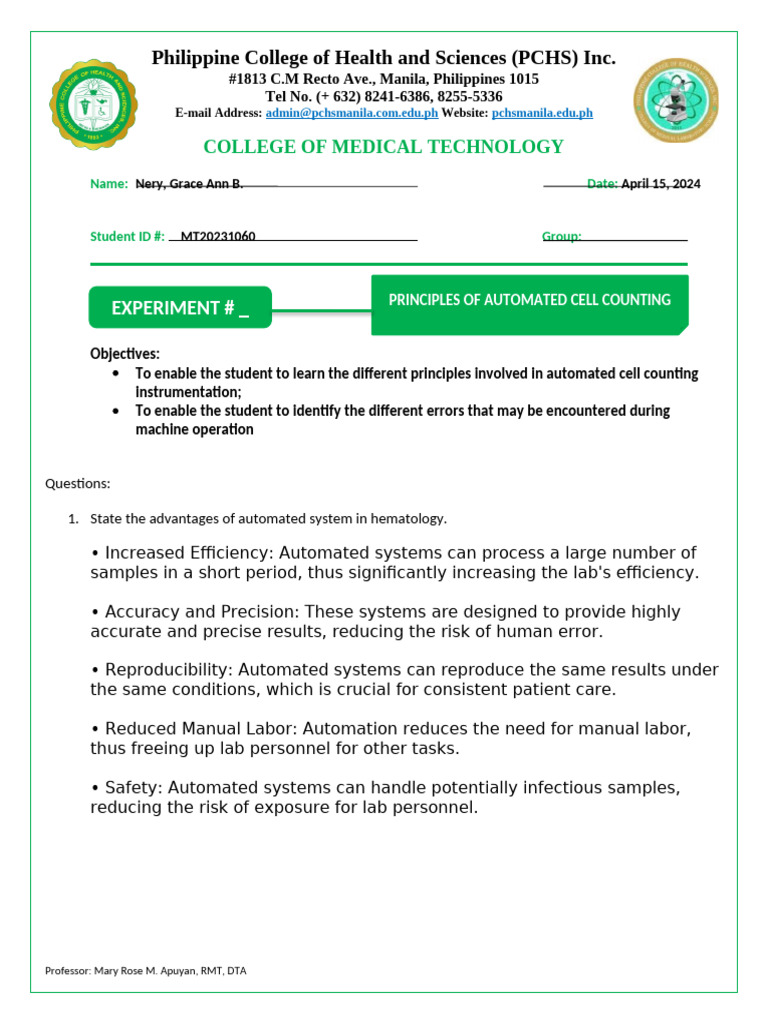 Asynchronous Lab Exercise | PDF