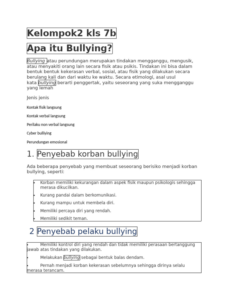 Kelompok2 Kls 7b | PDF