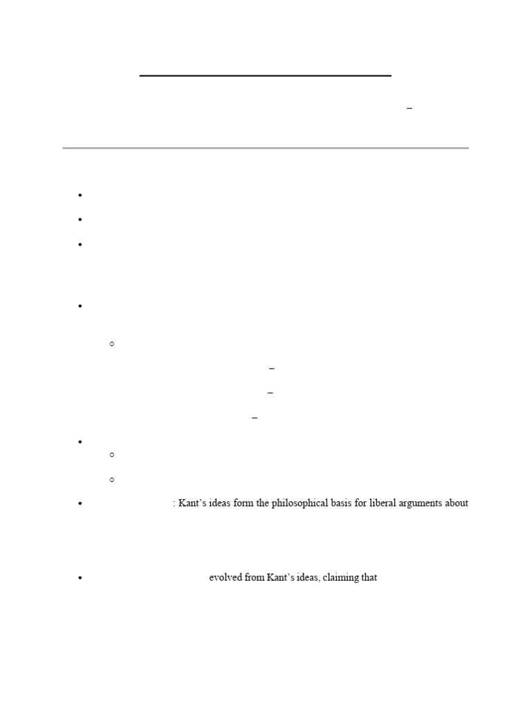 BS IR - IR 3102 - W3 - L1 - Sir Umar | PDF | Immanuel Kant | Politics