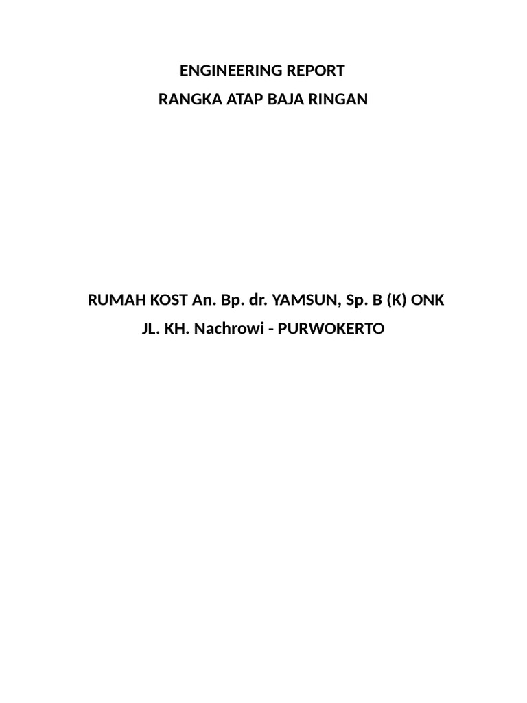 Cover Engineering Report | PDF