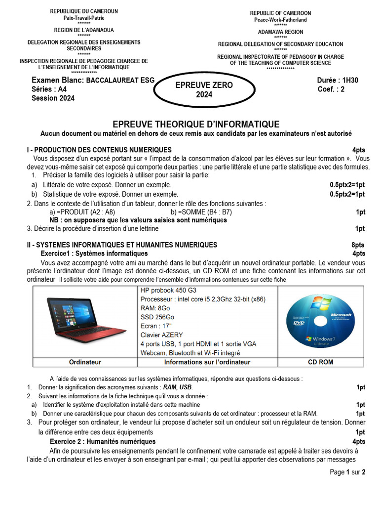 Bac A4 2024 Ok | PDF
