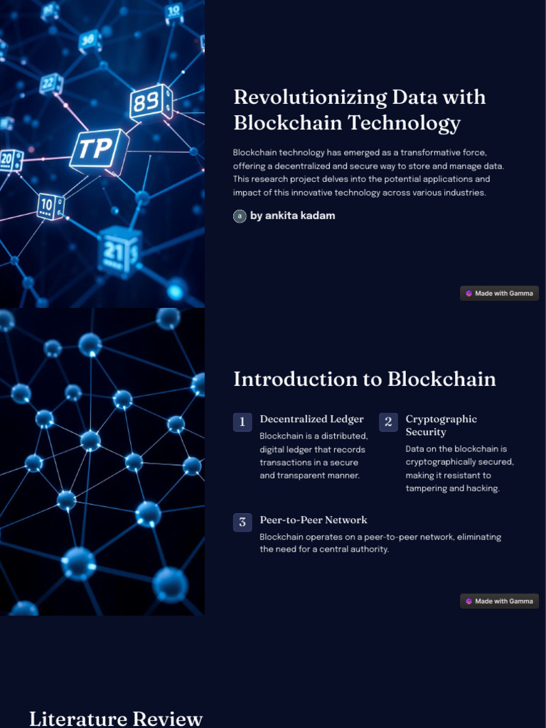 Revolutionizing-Data-with-Blockchain-Technology | PDF