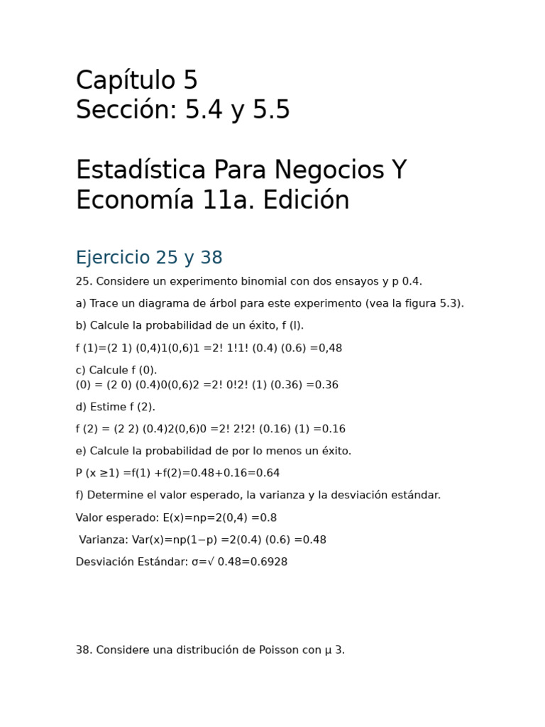 Tarea 5 Capítulo 5 | PDF