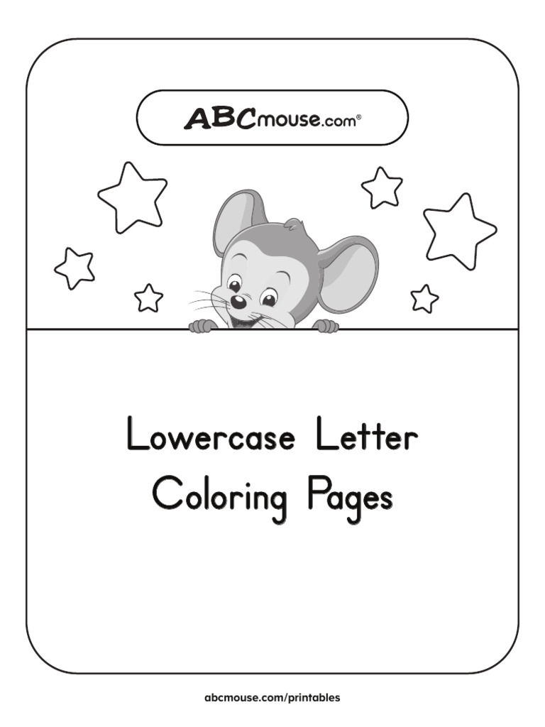 Lowercase Letter Coloring Pages | PDF
