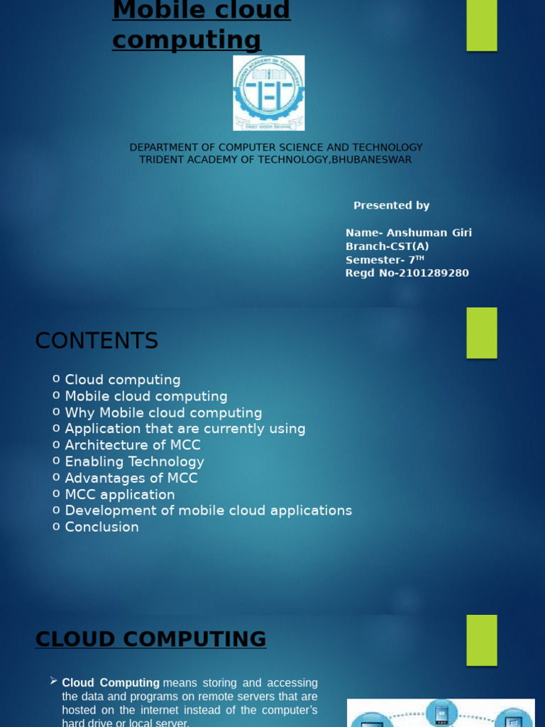 ANSHU | PDF | Cloud Computing | Mobile Device