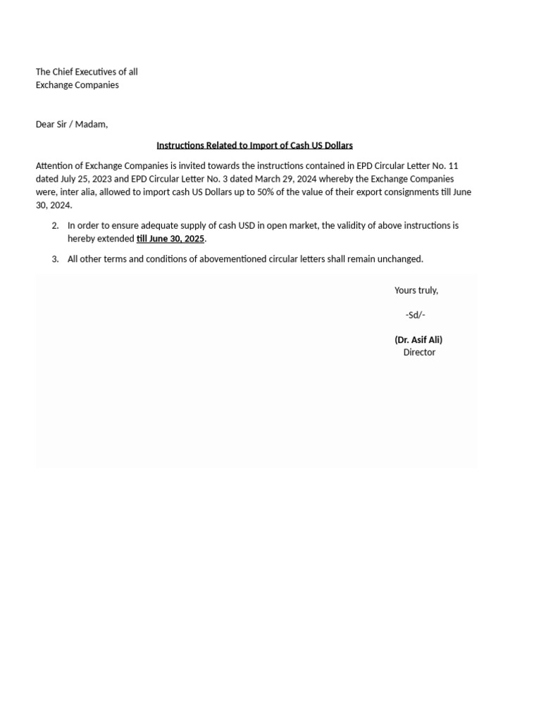 EPD Circular Letter No. 07 | PDF