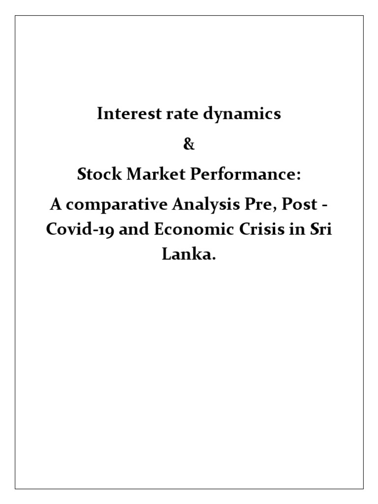 Interest rate dynamics | PDF
