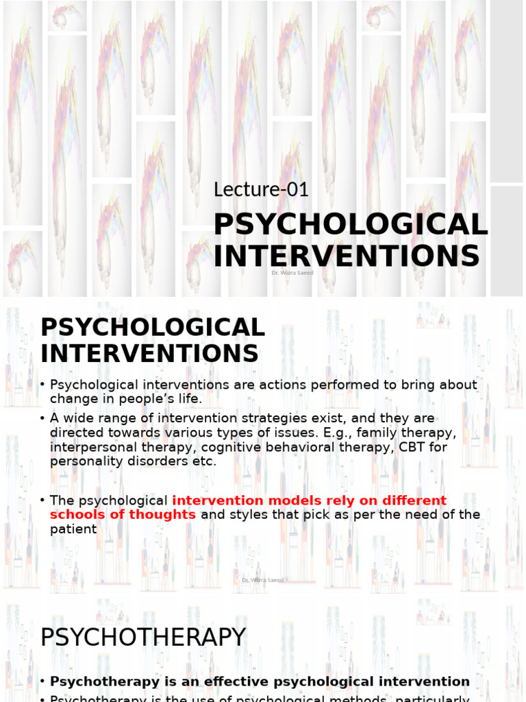 Lec-1 Introduction To Psychotherapy | PDF