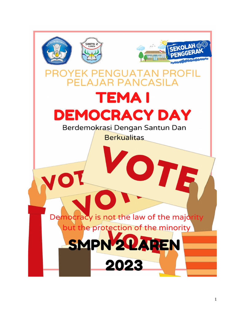 Refisi-MODUL P5 TEMA 1 SUARA DEMOKRASI-1 | PDF