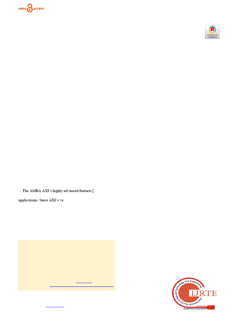 Design and SV Based Verification of AMBA | PDF