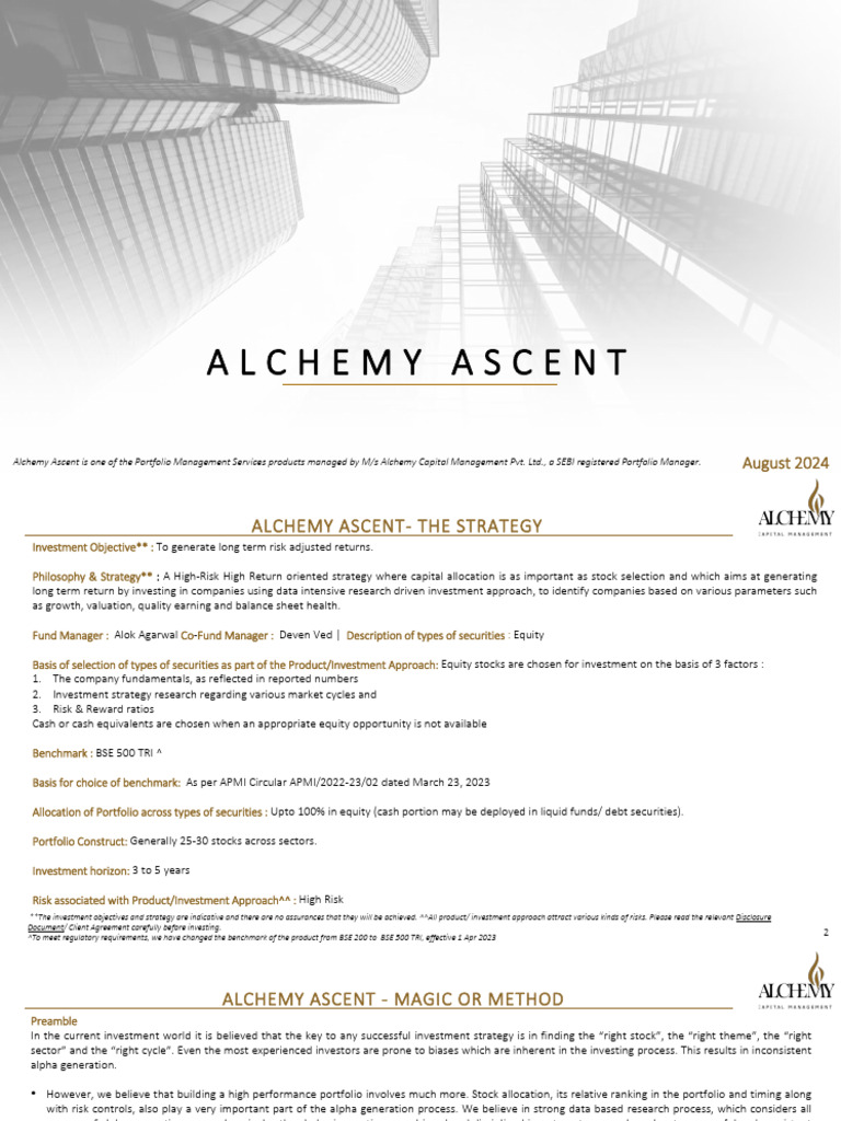 Alchemy Ascent August 24 | PDF