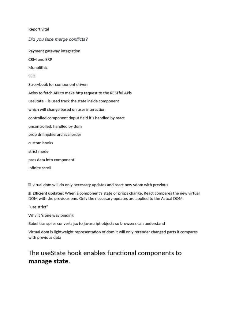 React Concepts | PDF