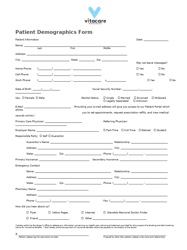N NEW PATIENT FORM | PDF