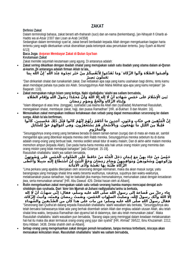ZAKAT | PDF