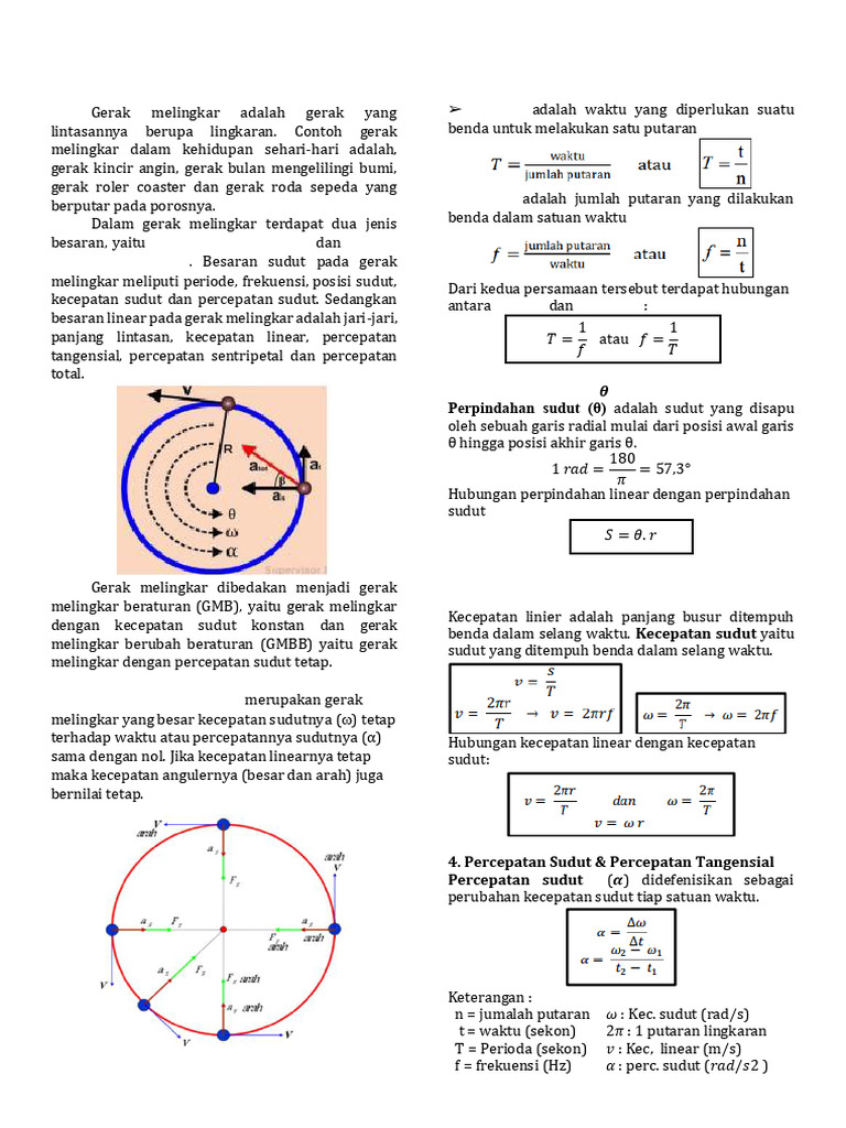 GERAK MELINGKAR | PDF