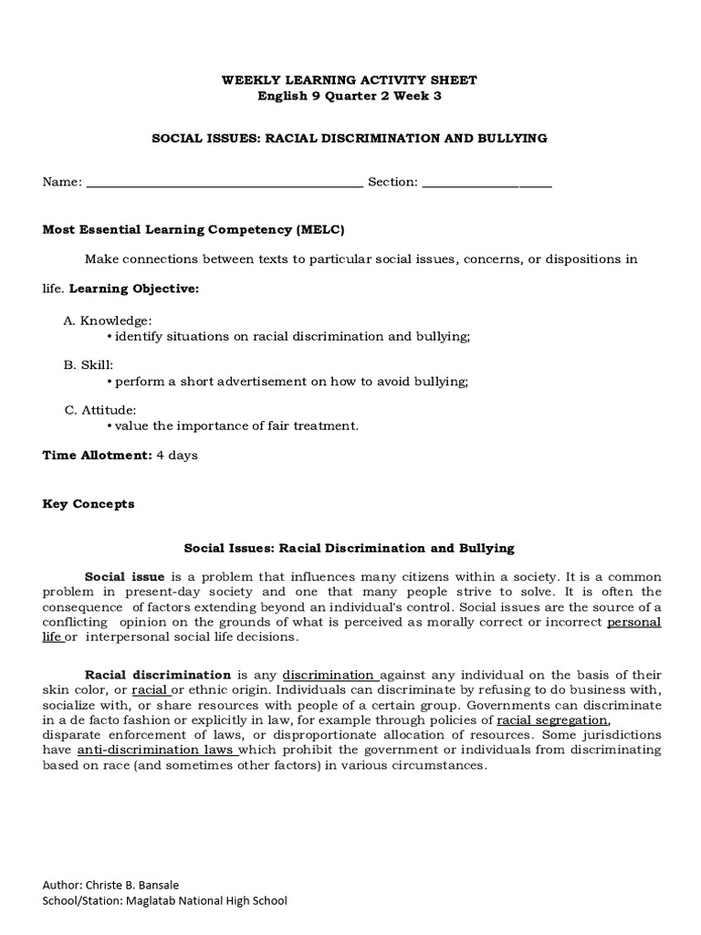 English9 Quarter2 Week 3 | PDF