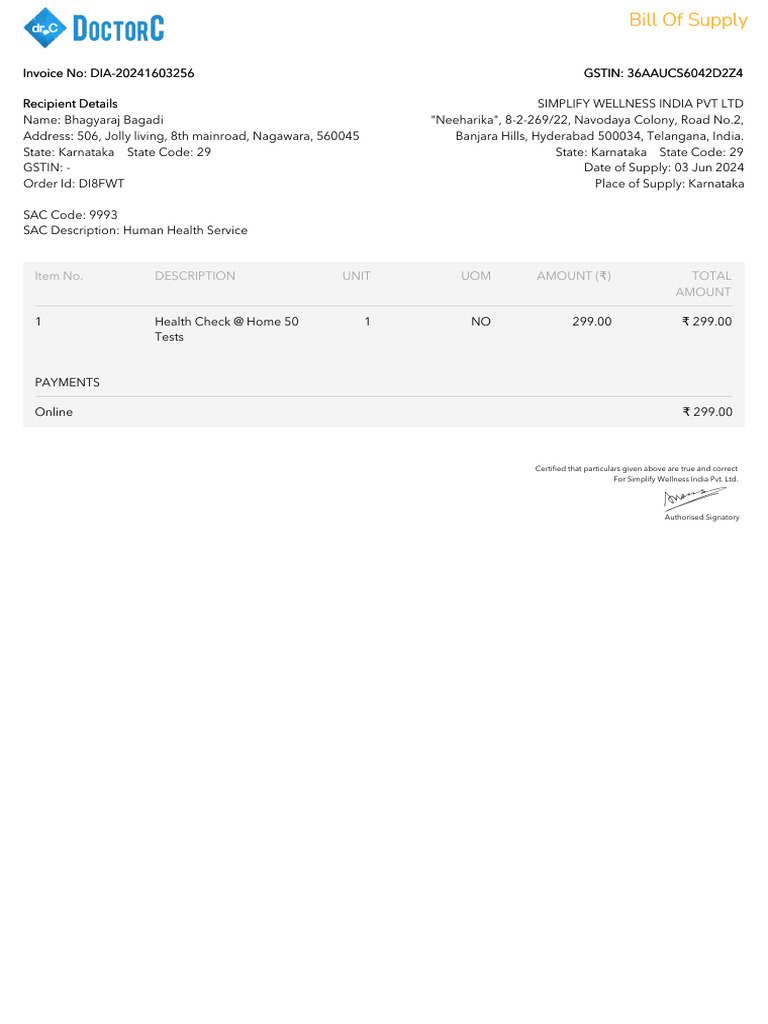 Item No. Description Unit UOM Amount Total Amount | PDF