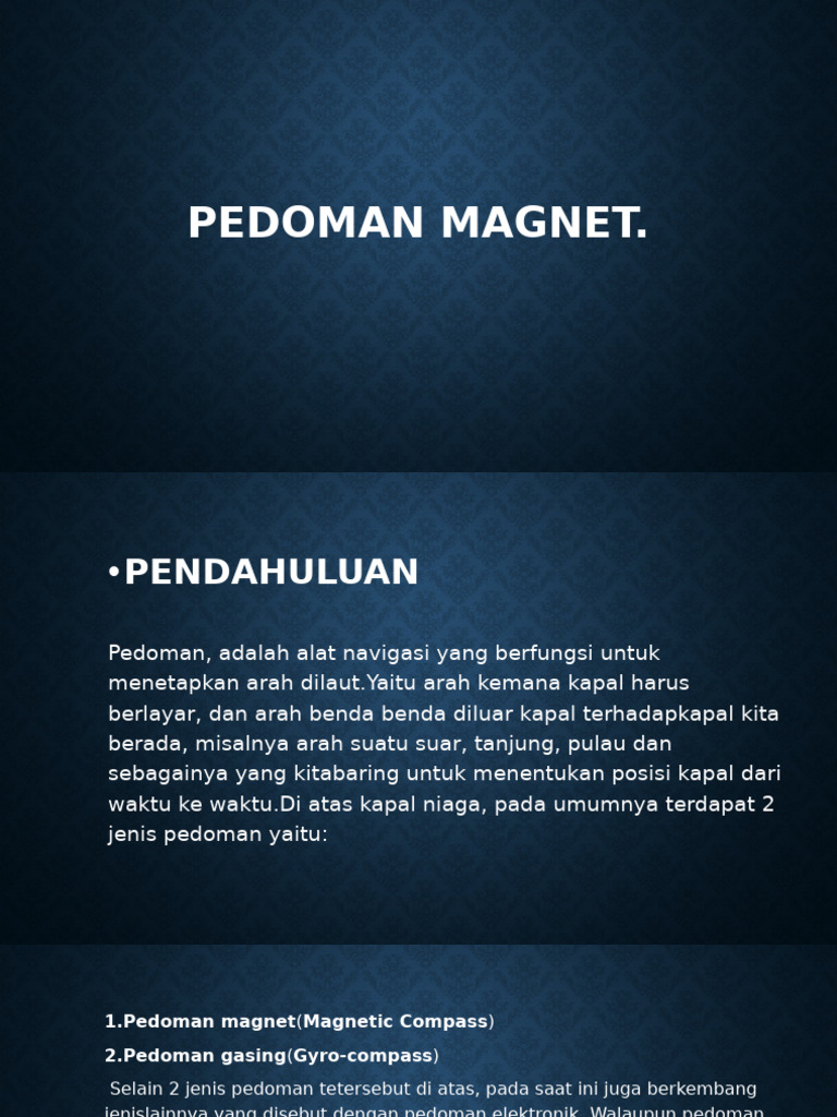 Pedoman Magnet | PDF