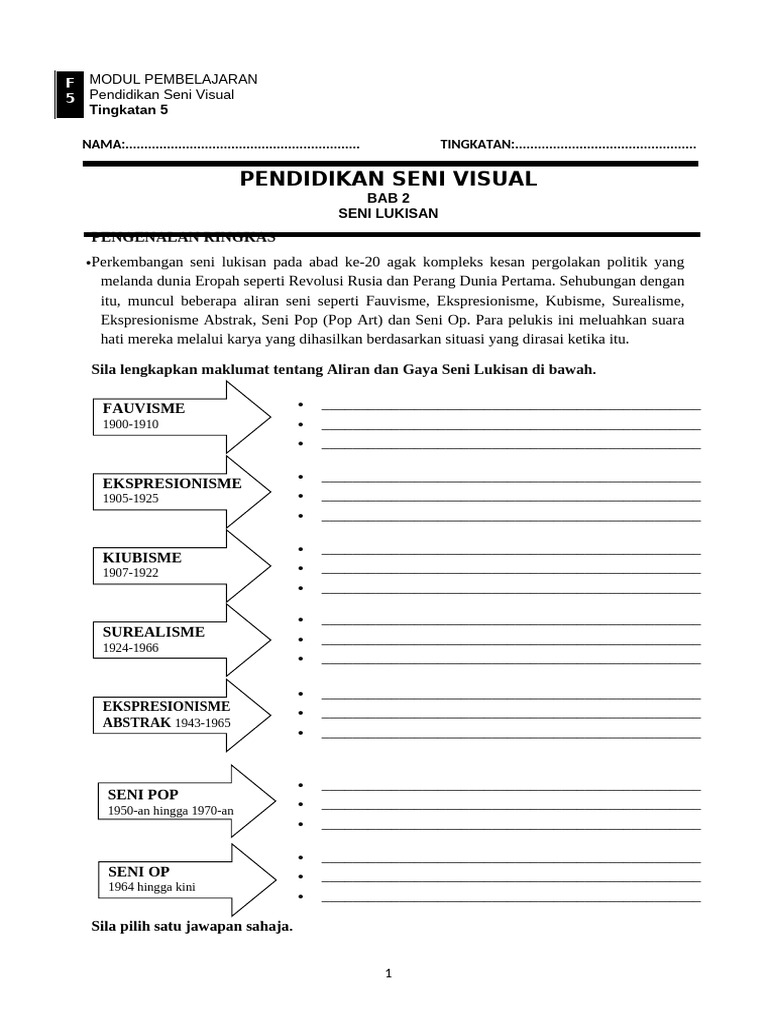 MODUL PSV T5 Bab 2 | PDF
