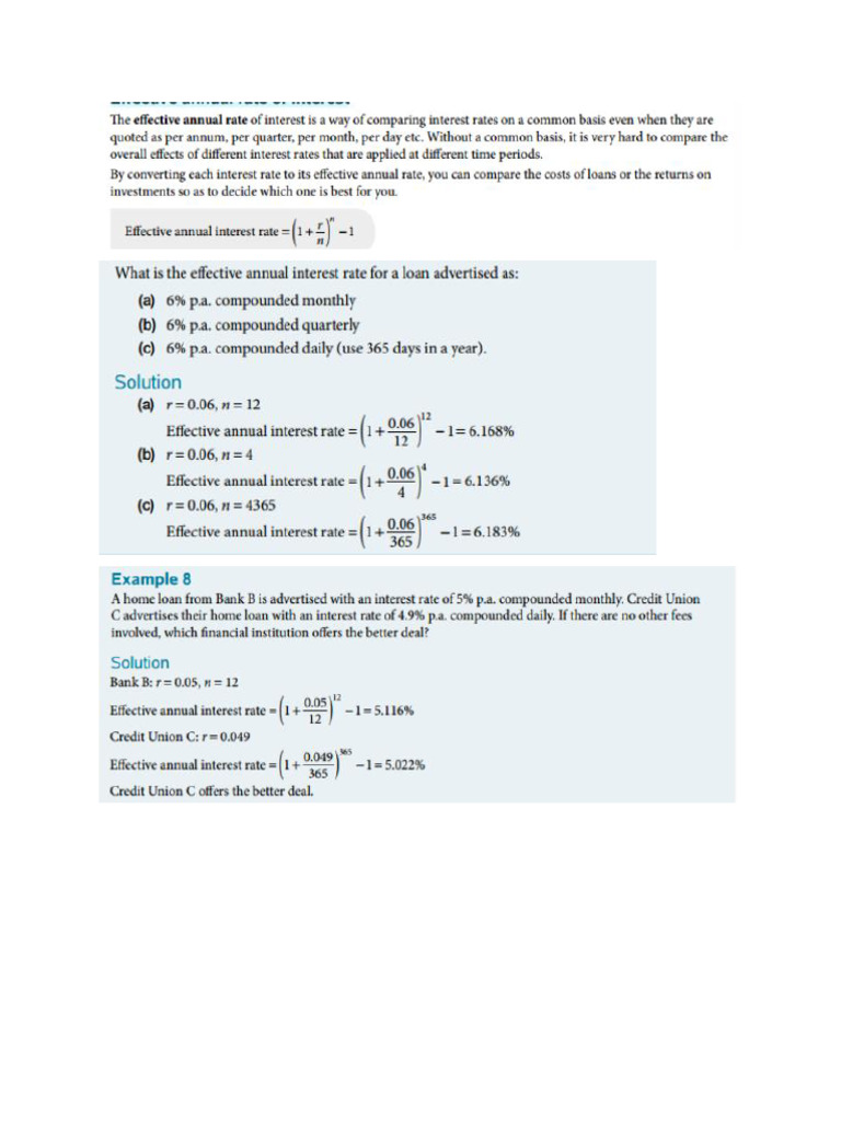 effective annual interest | PDF
