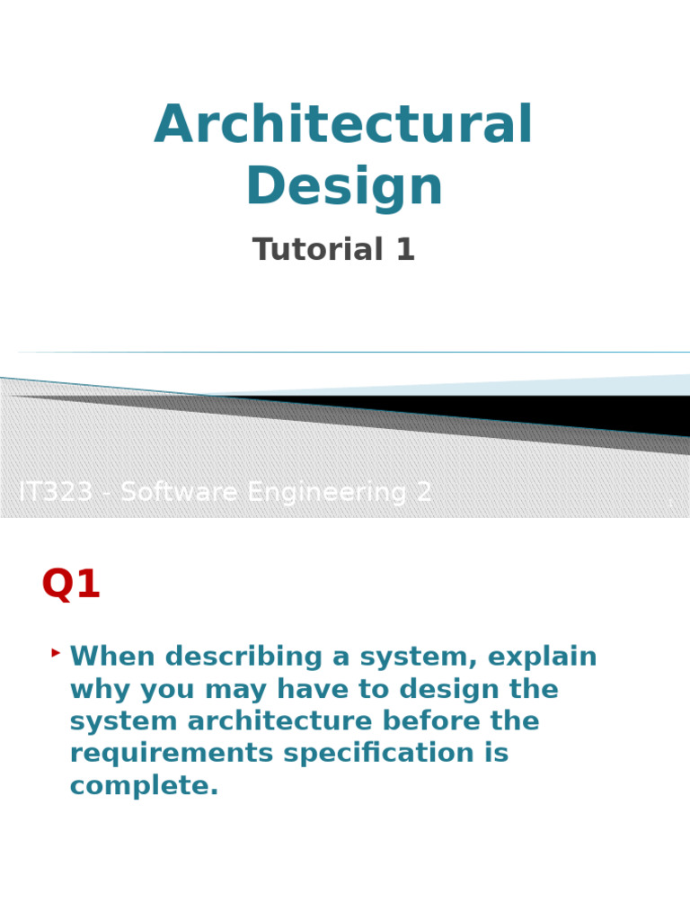It323 Tutorial1 Answers | PDF