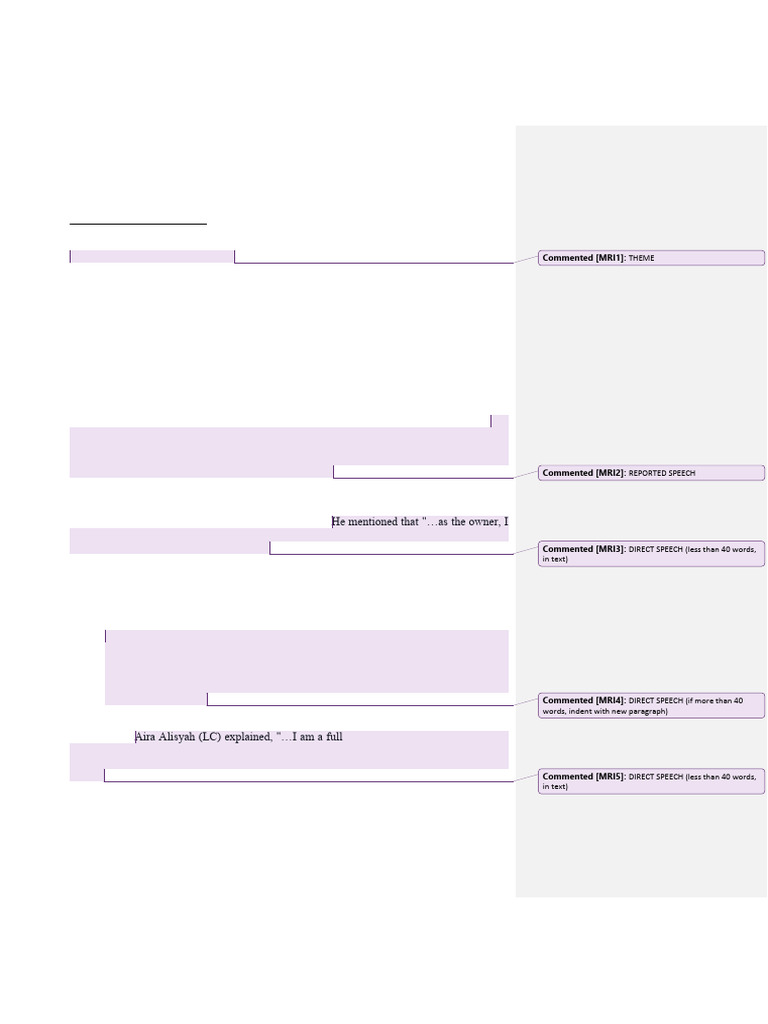 Sample of Qualitative Report | PDF