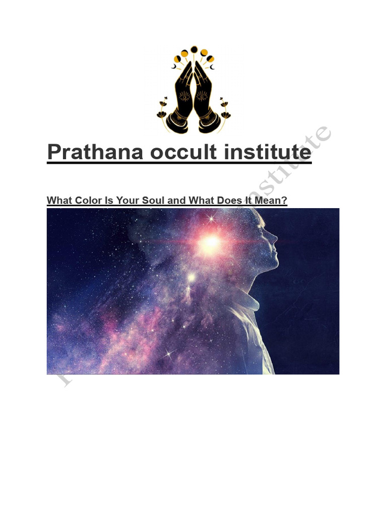 Soul Colour | PDF