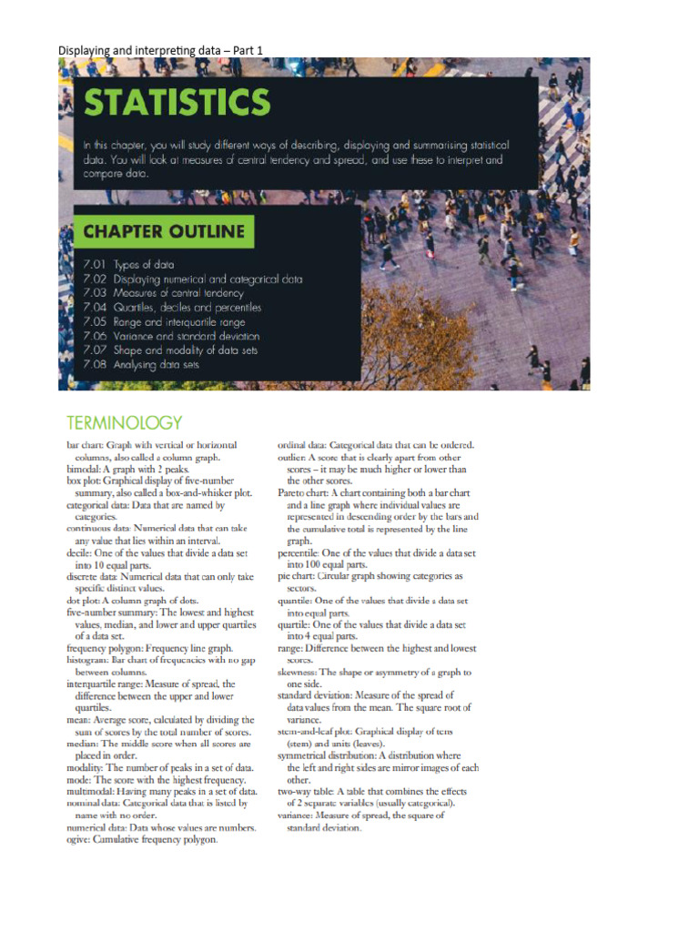 Displaying and Interpreting Data Easier | PDF
