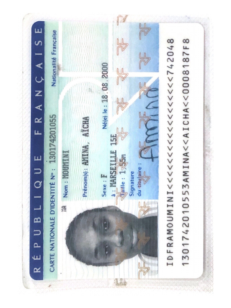 Carte d'Identit‚ 1 | PDF